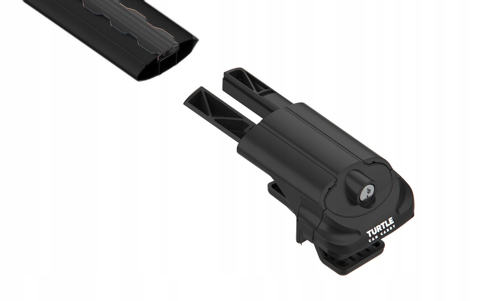 Turtle Air 1 BLACK 82/78 - aerodynamiczny aluminiowy bagażnik dachowy ...